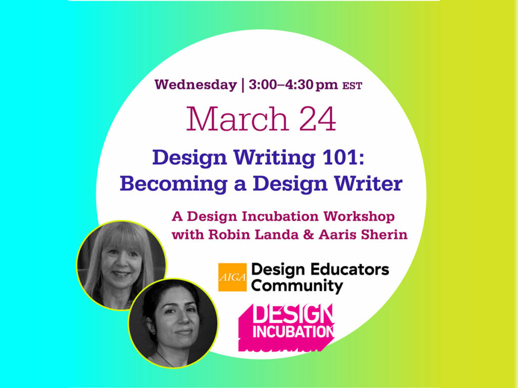 Design Writing 101: Becoming a Design Writer – Design Incubation