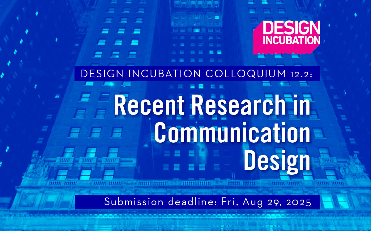 Design Incubation – Research in Communication Design